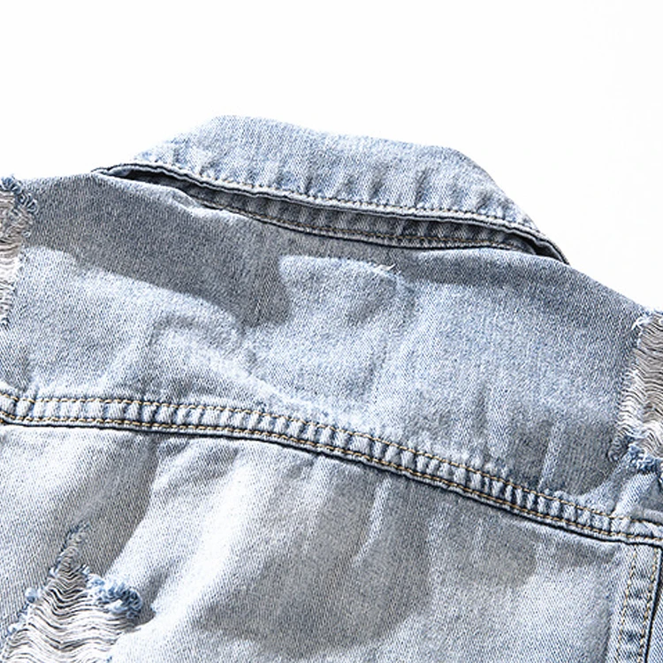 Wholesale Distressed Denim Jacket Men - Buy Denim Jacket Men,Distressed ...