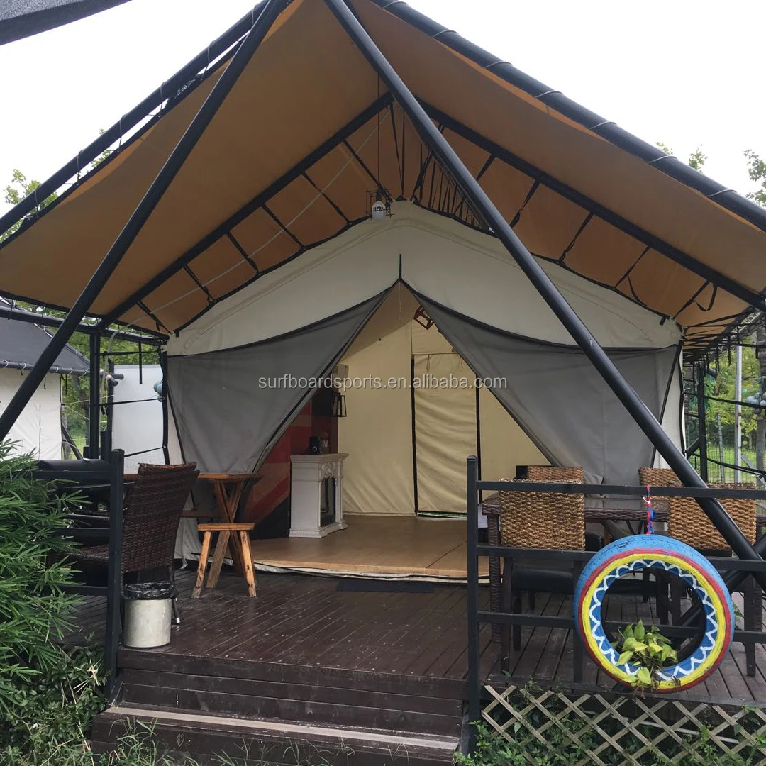 Outdoor Waterproof Luxury Hotel Tent Resort Hotel Glamping Tent Safari ...