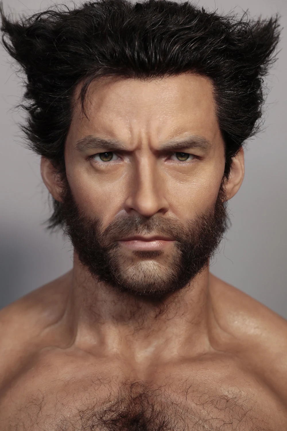 Life Size High Realistic Marvel Character Wolverine Silicone Bust - Buy ...