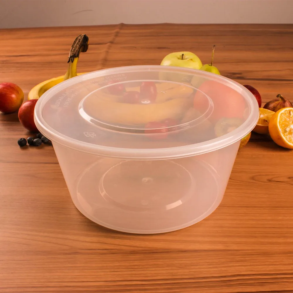 3200ml Circular Reheated Food Containers - Buy Reheatable Food ...