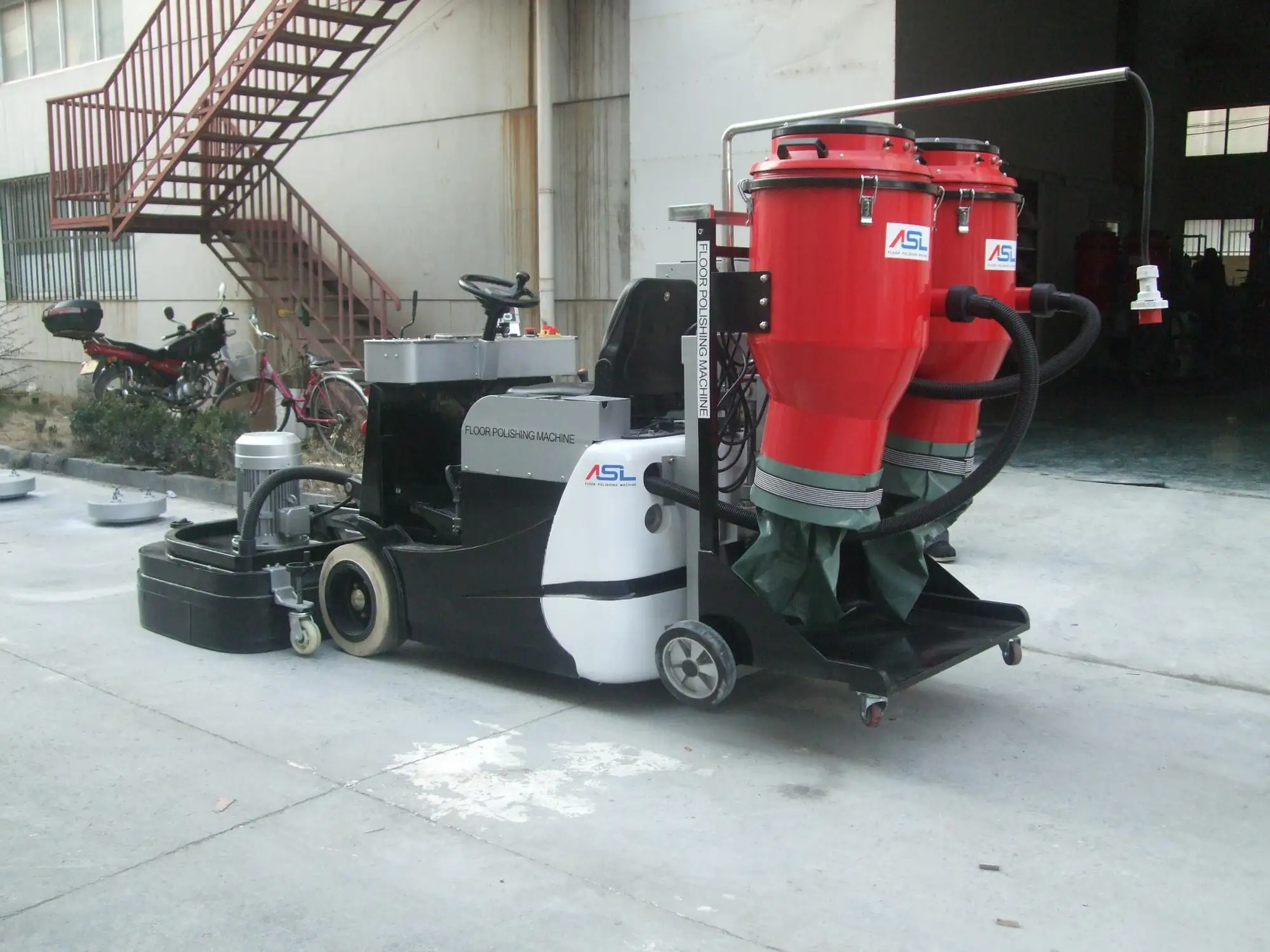 Asl1500-t15 Big Power 1350mm Grinding Width Ride-on Floor Grinding ...