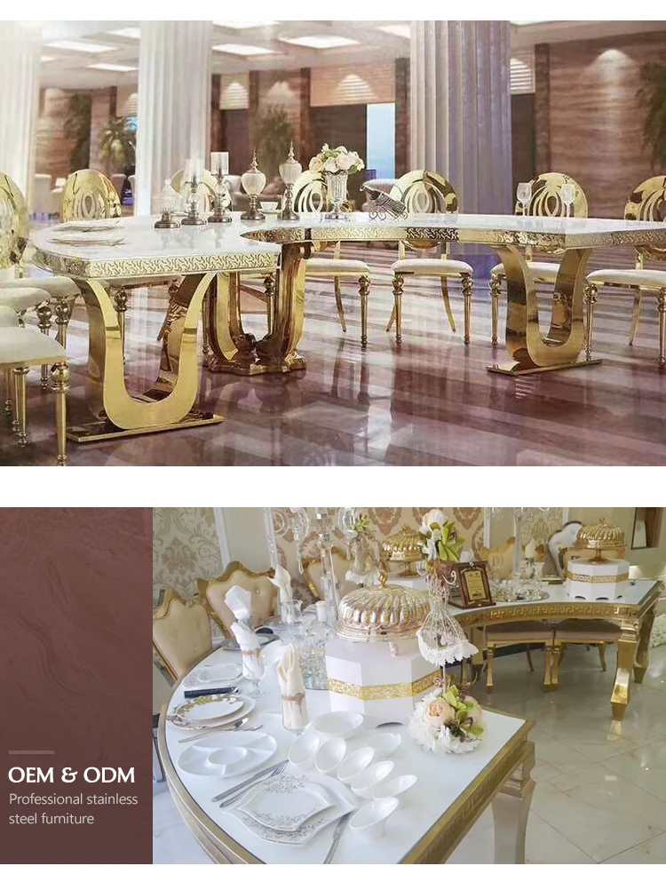 Formal Furniture Banquet Wedding Table Hall Semicircle Banquet Event ...