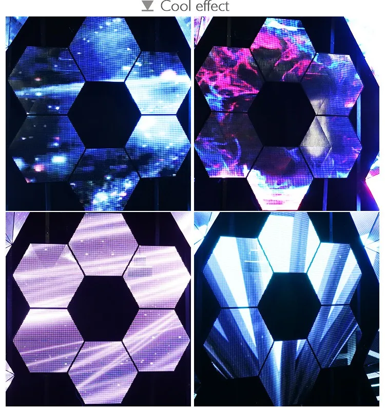 Hexagon LED Screen - Unique Shape SMD Full Color Display