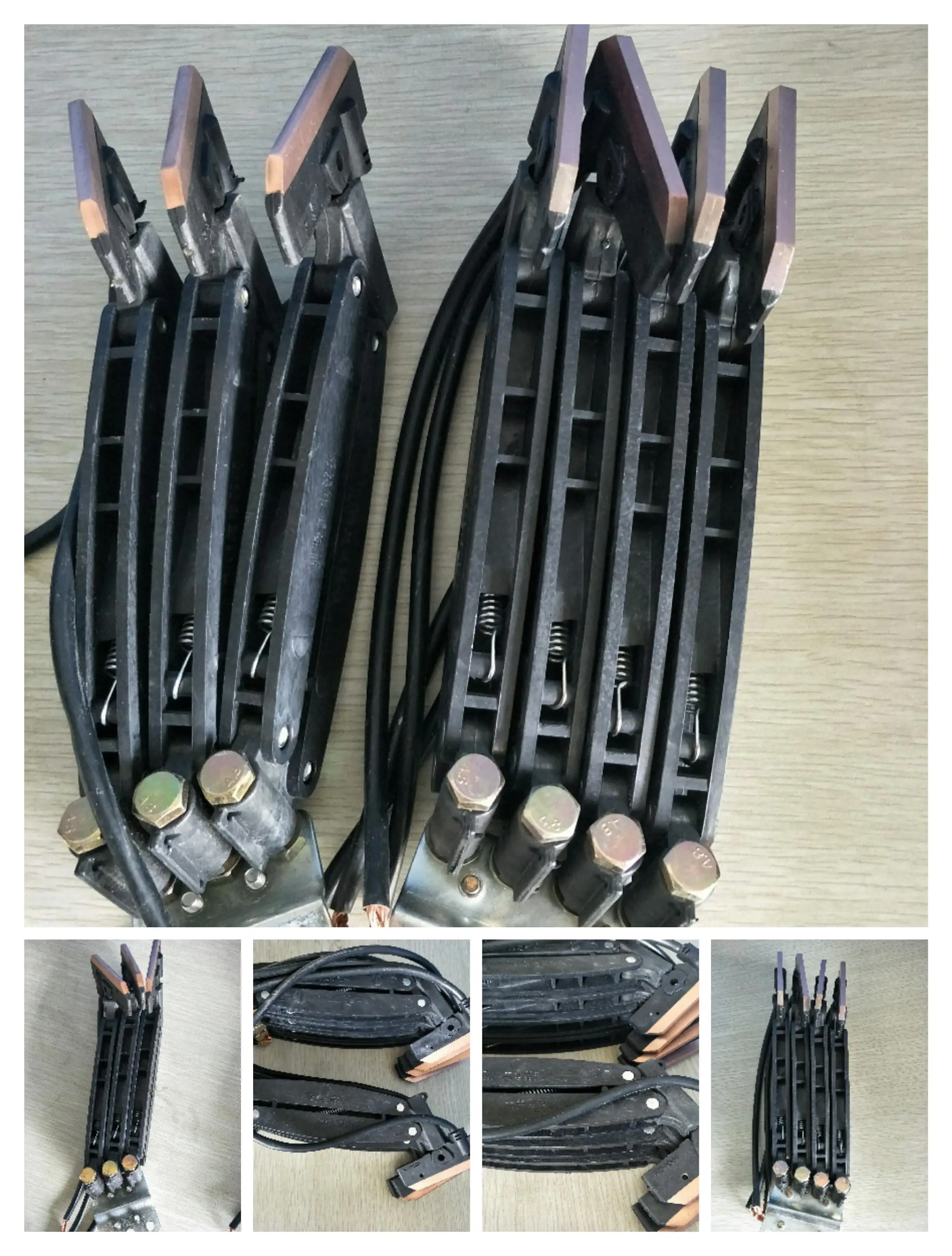 Carbon Brush Current Collectors for Seamless Conductor Bars