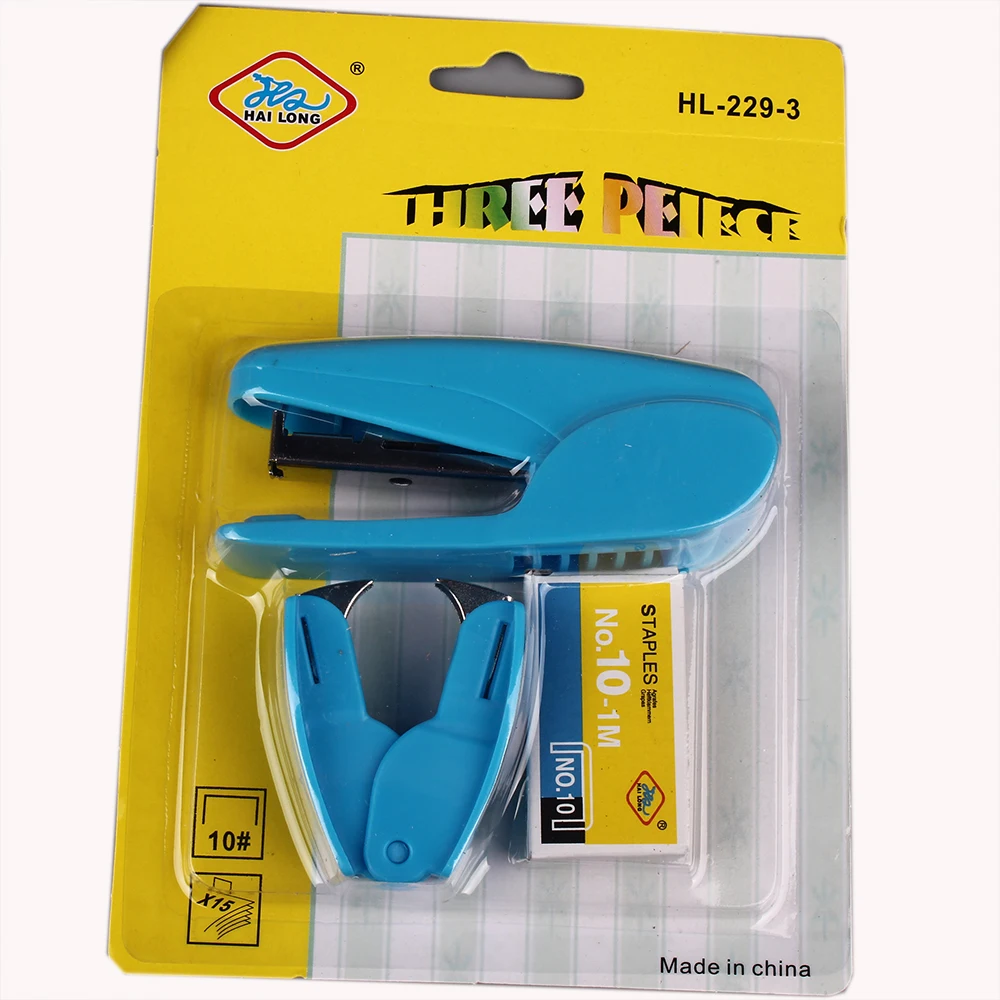 Small Unique Stapler Color Plastic Stapler With 10 - Pin Binding Device ...