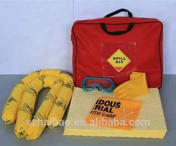 45l Spill Control 100 Pp Absorb Chemical Absorbent Spill Kit For Spill ...