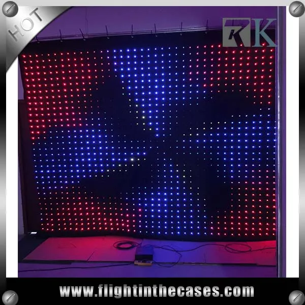 High Quality Led Curtain Rgb-p18cm Led Video Curtain - Buy Led Curtain ...