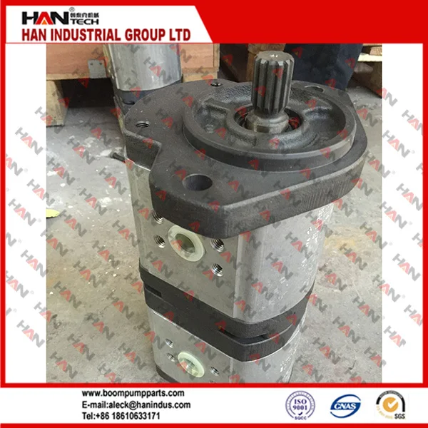 Dh513 R130 Sk100-5 Hydraulic Gear Pump K3v153-80413 K3v15380413 ...