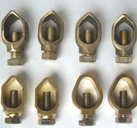 Brass Acorn Shaped Earth Rod Clamp/rod Grounding Earthing Clamp/ground ...