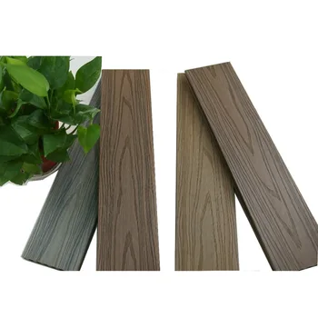 Hdpe Anti Uv Wood Grain Light Grey Co-extrusion Wpc Plastic Composite ...