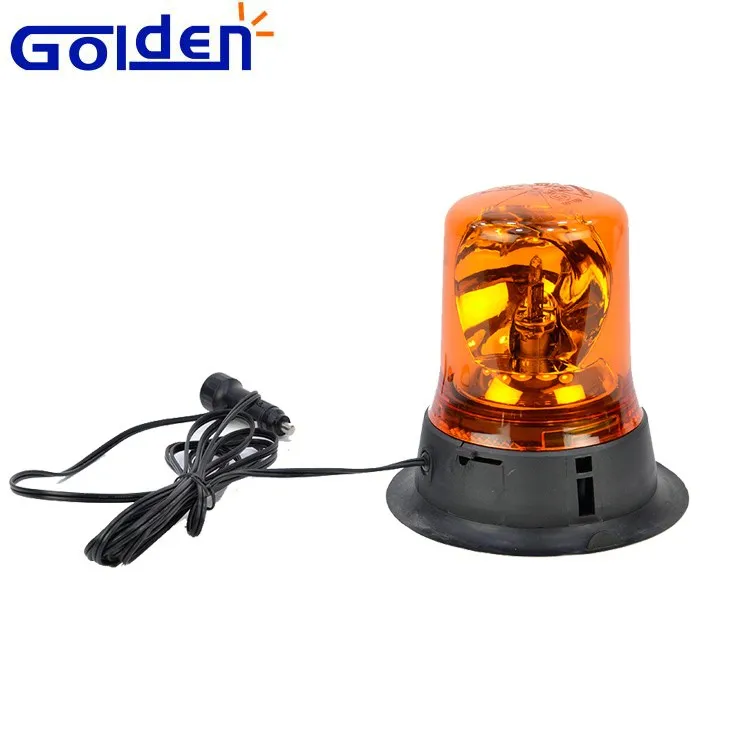 55w Ce Appreoval Halogen Orange Rotating Warning Beacon Light - Buy ...