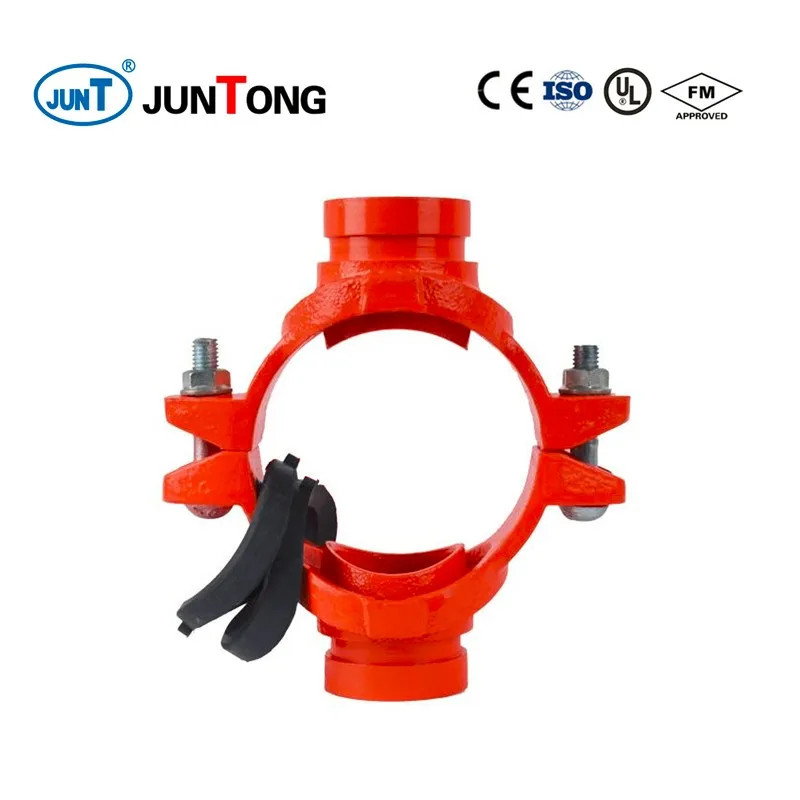 Ductile Iron Grooved Mechanical Cross Tee and Mechanical Tee for Fire ...