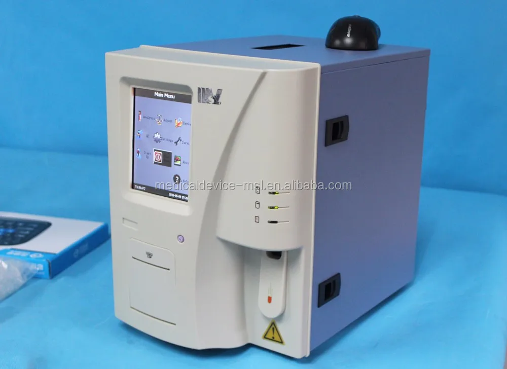 Small Hematology Analyzer For Blood Cell Count With Touch Screen Used ...