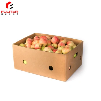 Recycle Solid Custom Cardboard Apple Fruit Packaging Box With ...