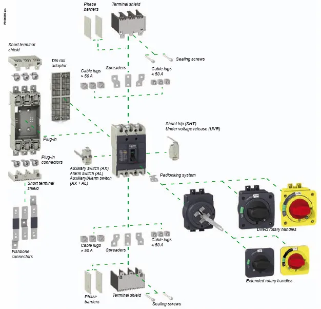 Switchable Schneider Miniature Breaker Ezc100n3075 - Buy Miniature ...