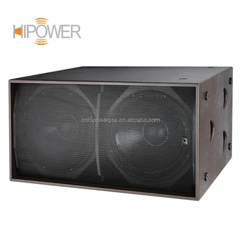Dual 18 Inch Subwoofer Speakers Qgs-218 Professional Outdoor Stage ...