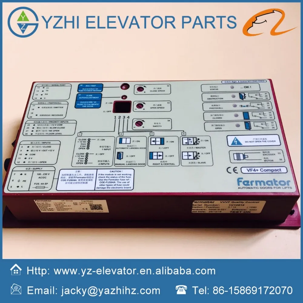 Fermator Vvvf4+ Door Operator For Elevator Parts - Buy Door Operator ...