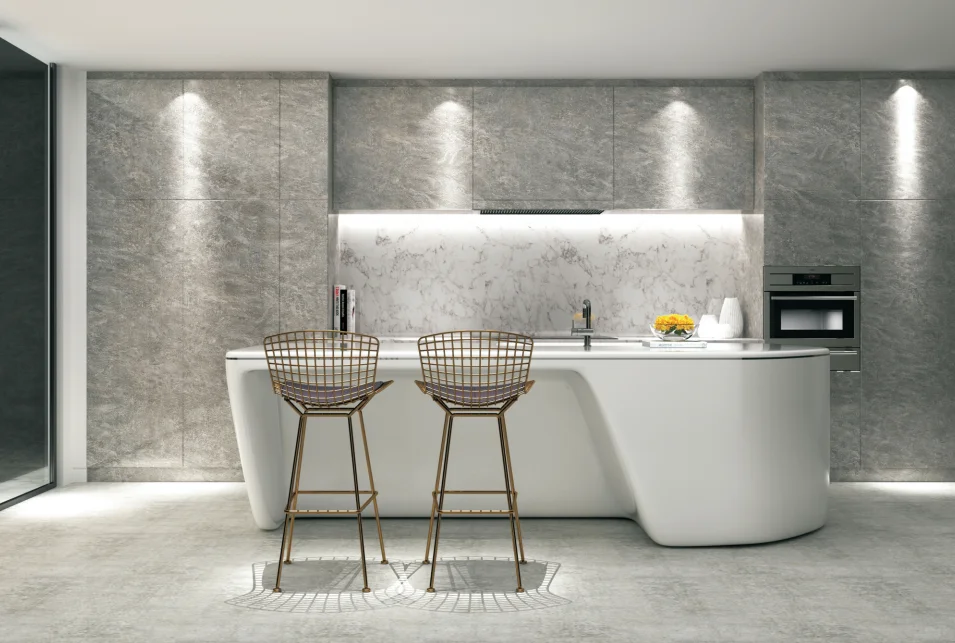 High Gloss Marble Texture UV MDF - Perfect for Kitchen