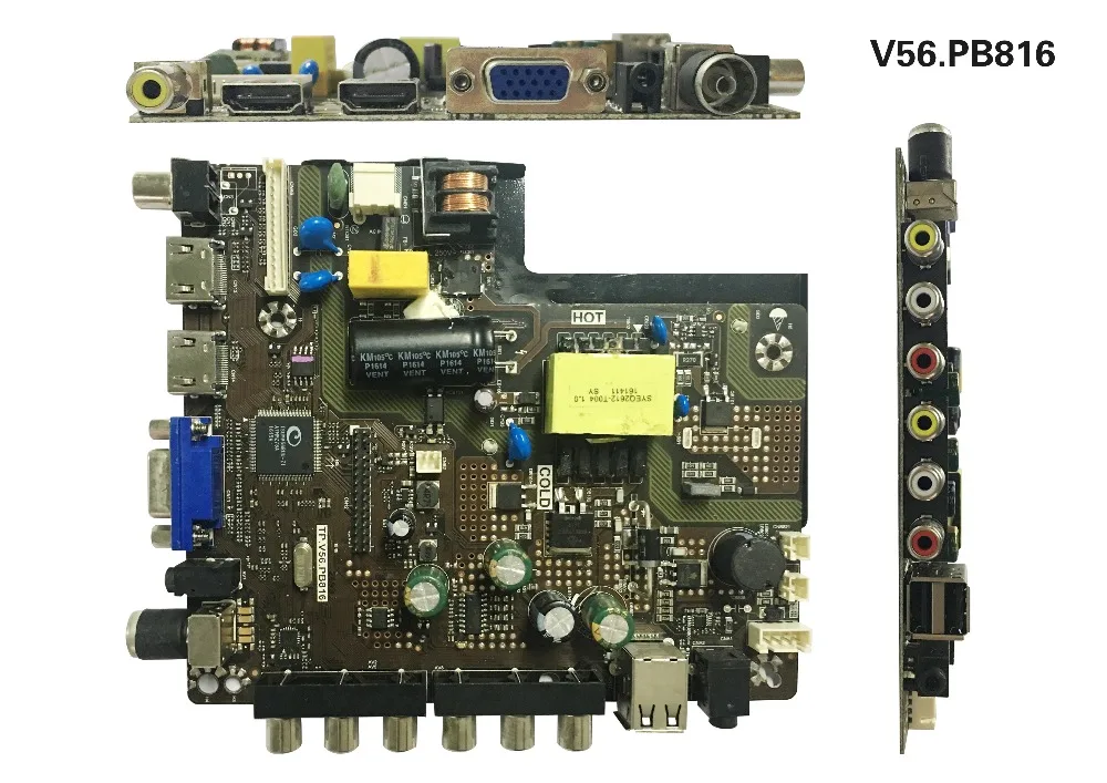 Universal LED TV Motherboard - Mainboard for Normal TV Assembly and Repair