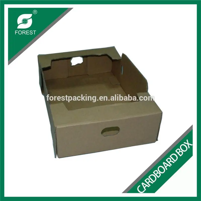 Wax-coated Corrugated Cardboard Trays Fresh Vegetable Packing Carton ...