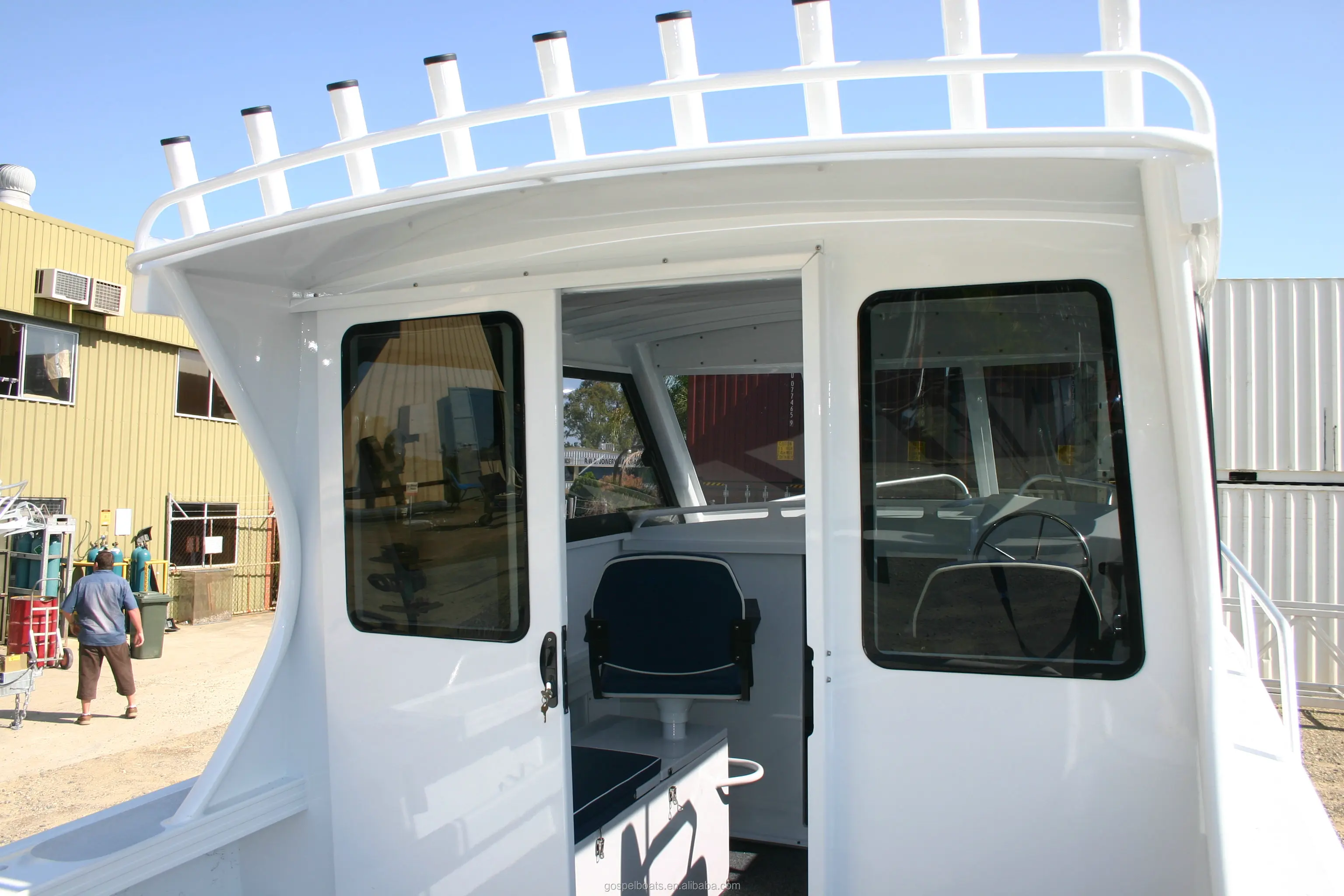 30ft/9.0m Model Lifestyle Cabin Cruiser Aluminum Fishing Boat With Deep ...