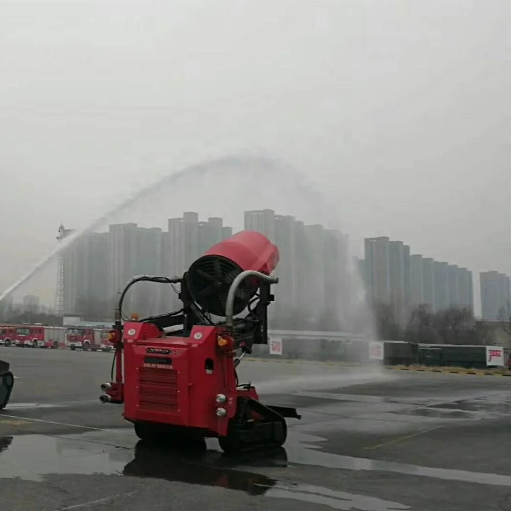 Dangerous Fire Area Firefighting And Blower Fans Remote Control Fire ...
