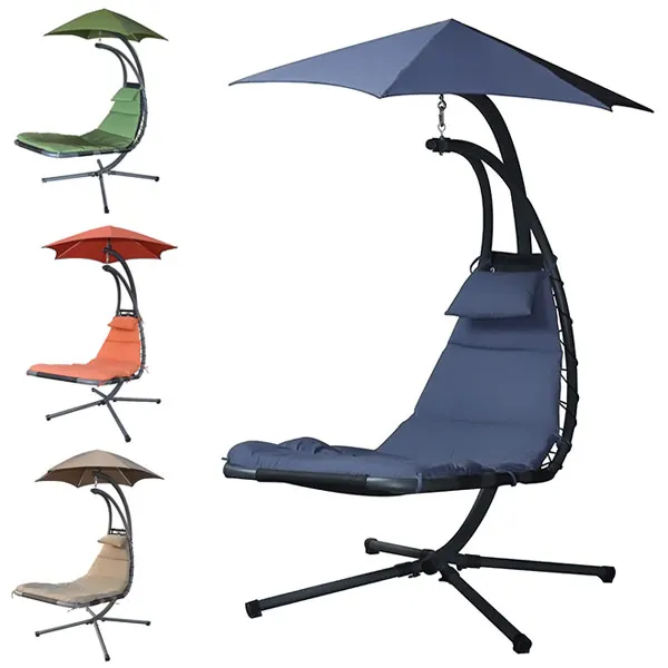 Helicopter Swing Chair - Modern Outdoor Floating Lounger