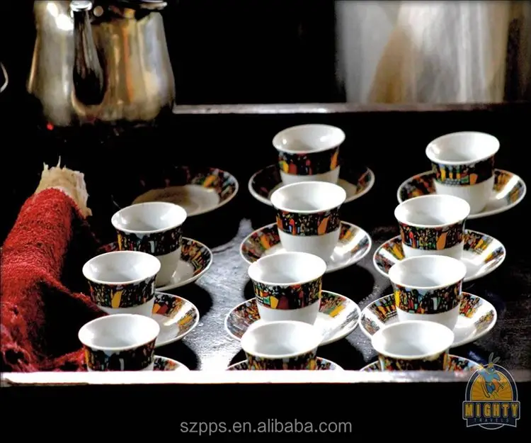 Ethiopian Coffee Set - Queen of Sheba Cups on Rekebot