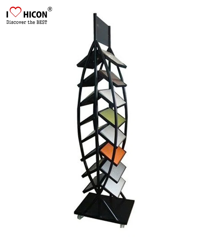 Floorstanding Metal Tiles Exhibition Display Racks,2-way Advertising ...