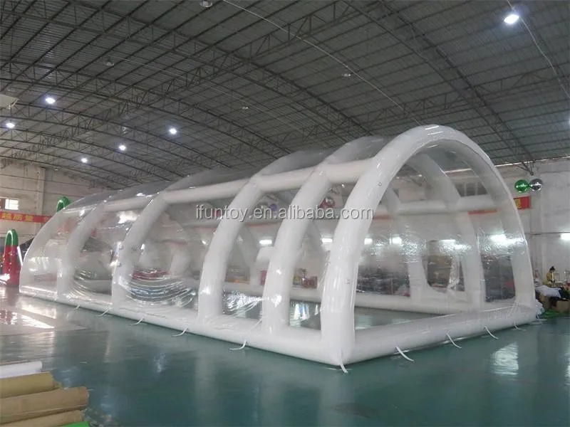 Giant Inflatable Swimming Pool Cover Tent/clear Inflatable Bubble Dome ...