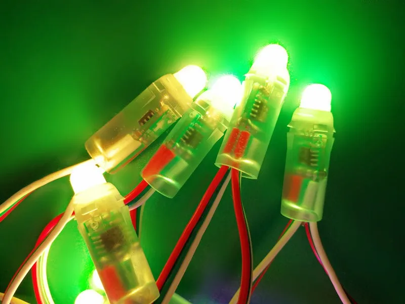 5v Waterproof 12mm Ws2812 Rgb Led Pixe Dmx512 Led Pixel Light - Buy ...