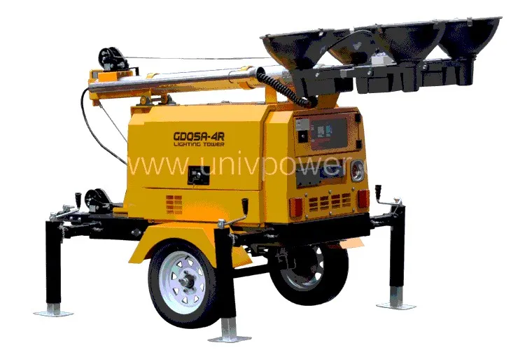 5kw Floodlight Tower Generator Set - Mobile Tower Light