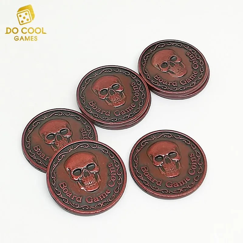 Factory Custom Game Metal Counters For Board Game - Buy Metal Counters ...