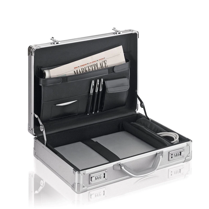 Aluminum Briefcase for Laptop - Portable & Durable Code Case