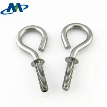 Stainless Steel Triangle Head Plated Screw Eye,Threaded Hook Eye Screw ...