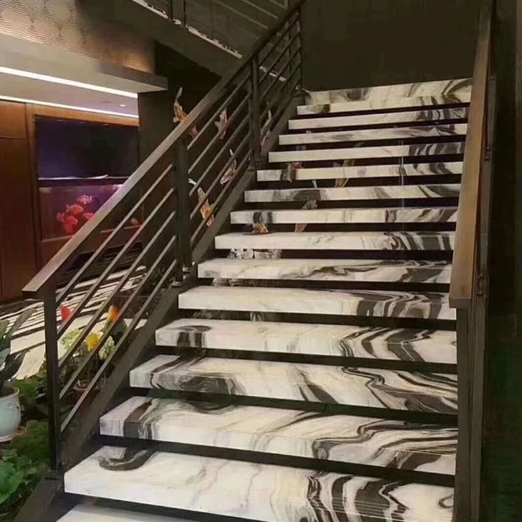 Luxury Designs Staircase Marble Stair Treads And Risers - Buy Marble ...