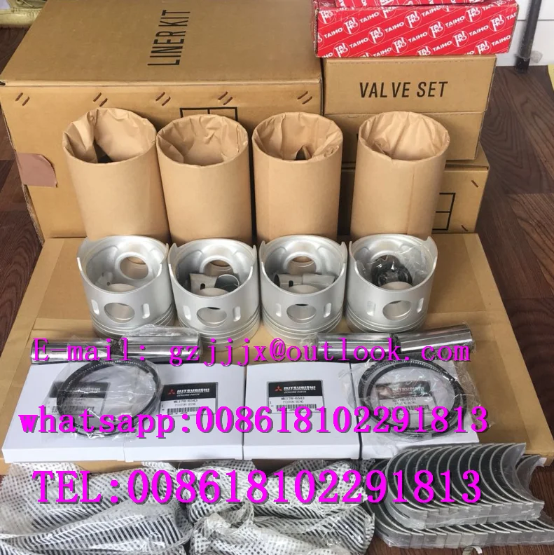 4d95l-w-1b-wr Afe47-fs Saa6d108e-2b-s8 Nh-220-ci-2h Rebuild Kits Piston ...