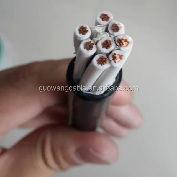 Flexible PVC Control Cable 5C x 0.5mm², 80°C, 300V, Shielded, Unarmored ...