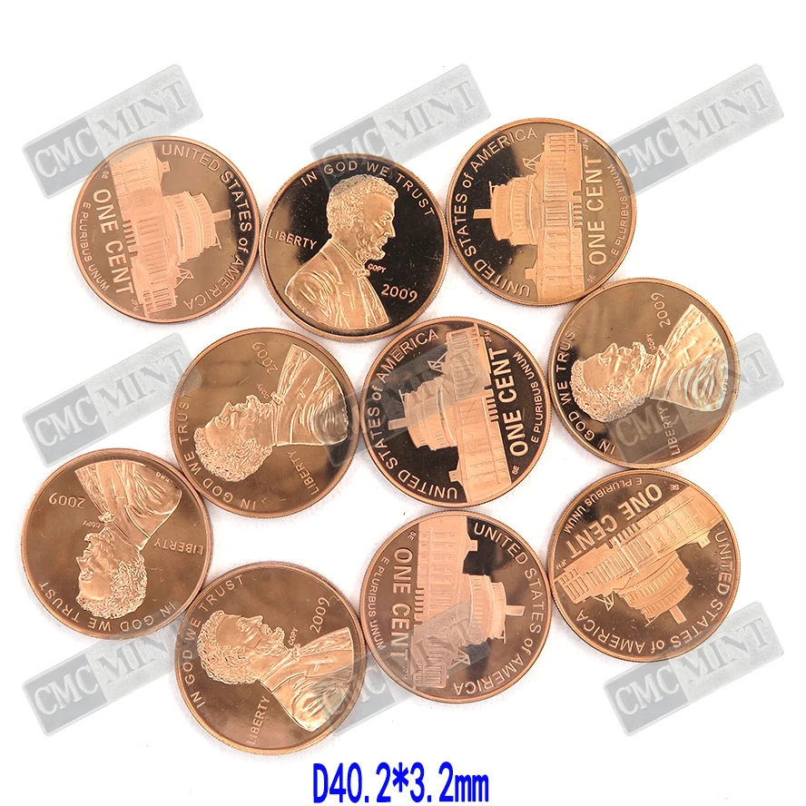 1 Oz 999 Fine Copper Coin 2 Of 4 - Jumbo Penny,Whitehouse Round B39 ...