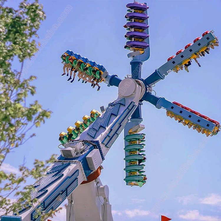 Double Flying Chair Lifting Paratrooper - Fun Amusement Ride