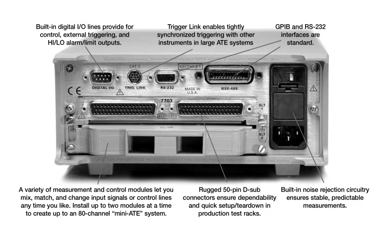 New Keithley Integra Series 2700 6.5 Digit Multimeter/switch Systems ...
