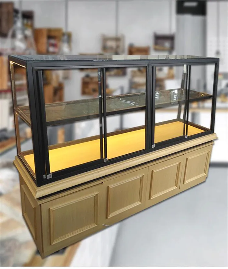 Latest Showroom Bakery Cake Bread Display Cabinet Furniture For Sale ...