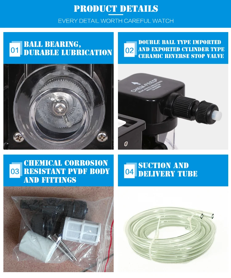 Swimming Pool Ph Small Water Pumps Injector Chlorine Electromagnetic ...