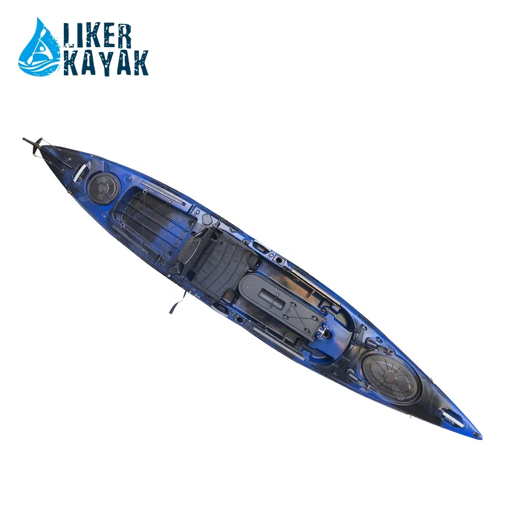 Speed Boat With Motor 4.3m Length Single Seat Fishing Kayak - Buy Speed ...