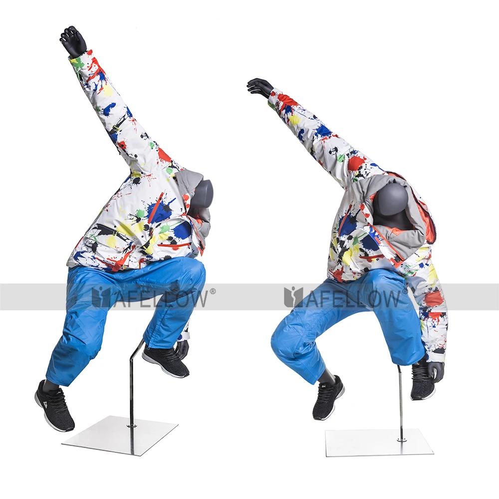 2017 New Type Hot Sale Body Bent Male Mannequin Fashion Sport Skiing ...