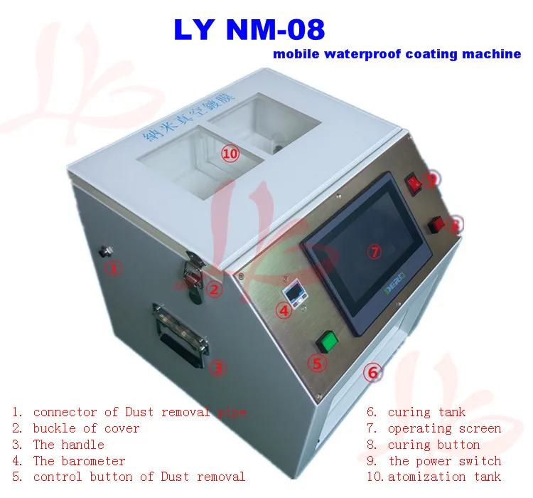 Mobile Waterproof Vacuum Nano Coating Machine For Mobile Phone ...