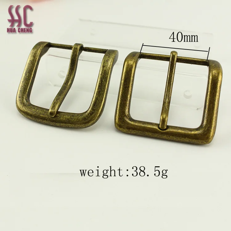 Strong Buckle Antique Brass Color Men Belt Buckle - Hua Cheng