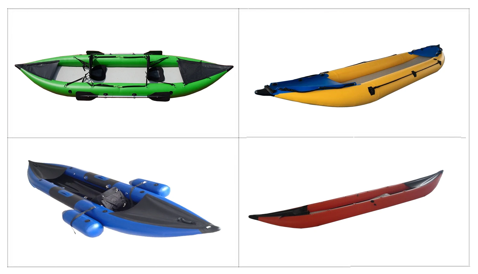 2019 New Design Strong PVC Material Light Weight Inflatable Kayak