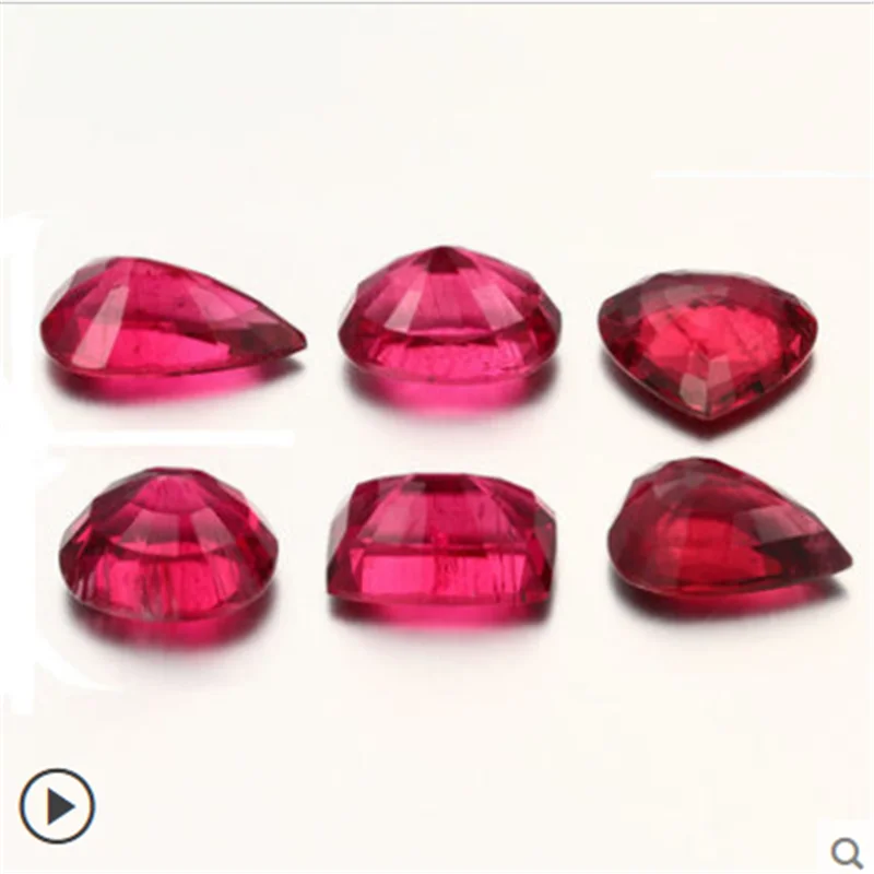 Natural Gemstone Fine Jewelry 4-7ct Blood Red Rough Tourmaline Loose ...