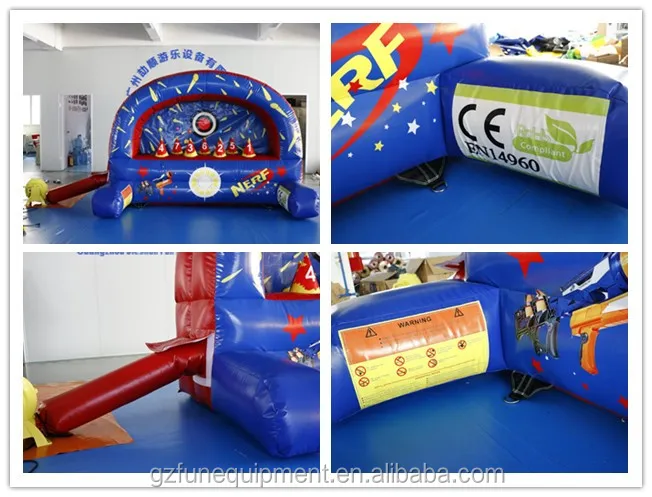 Inflatable Shooting Range with Floating Targets - Air Juggler